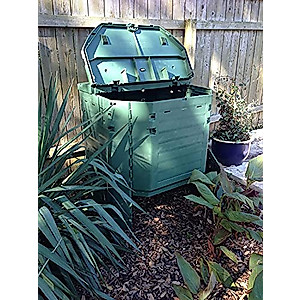 Exaco ThermoKing 900-NP Thermo King Compost Bin, 240 Gal Giant Composter, Green
