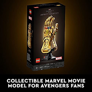 LEGO Marvel Infinity Gauntlet Set 76191, Collectible Thanos Glove with Infinity Stones, Collectible Avengers Gift for Men, Women, Him, Her, Model Kits for Adults to Build