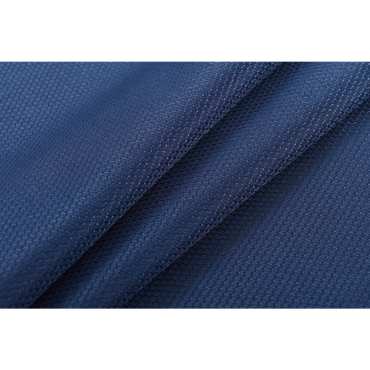 Biscaynebay Textured Fabric Tablecloths 108" Round for Tables' Diameters from 48" to 72", Navy Water Resistant Washable Tablecloths for Dining, Kitchen, Wedding & Parties etc.