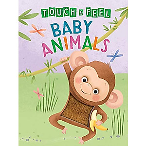Baby Animals: A Touch and Feel Book - Children's Board Book - Educational