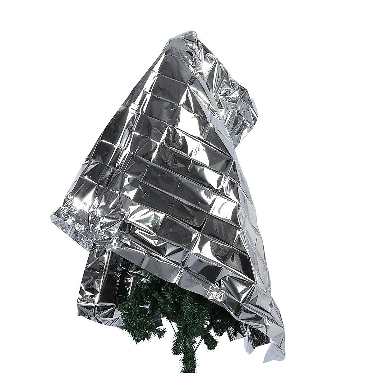 6 Pack High Silver Reflective Mylar Film, Garden Greenhouse Covering Foil Sheets Effectively Increase Plants Growth