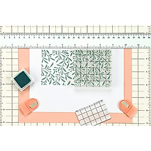 Bira Craft 12 X 12 inch Double-Sided All-in-ONE Steel Magnetic Platform, Magnetic Cutting Mat with Two Magnets and One Magnetic Ruler