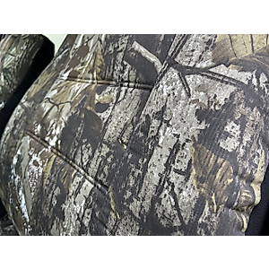 Canvas Seat Covers for Toyota Tacoma Double/Crew Cab SR SR5 TRD Sport Interior Accessories 2007-2023, Universal Car Pickup Truck Cotton Hunting Camouflage Protector, Airbag Compatible