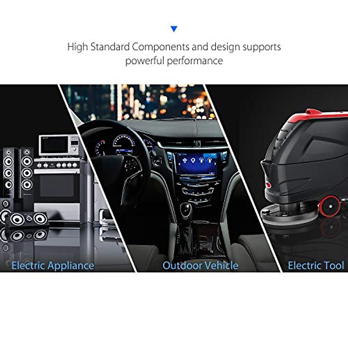 EDECOA 3000W 24V Power Inverter Modified Sine Wave DC 24V to 110V 120V AC Converter with Remote Controller and Hardwire Terminal LCD Display