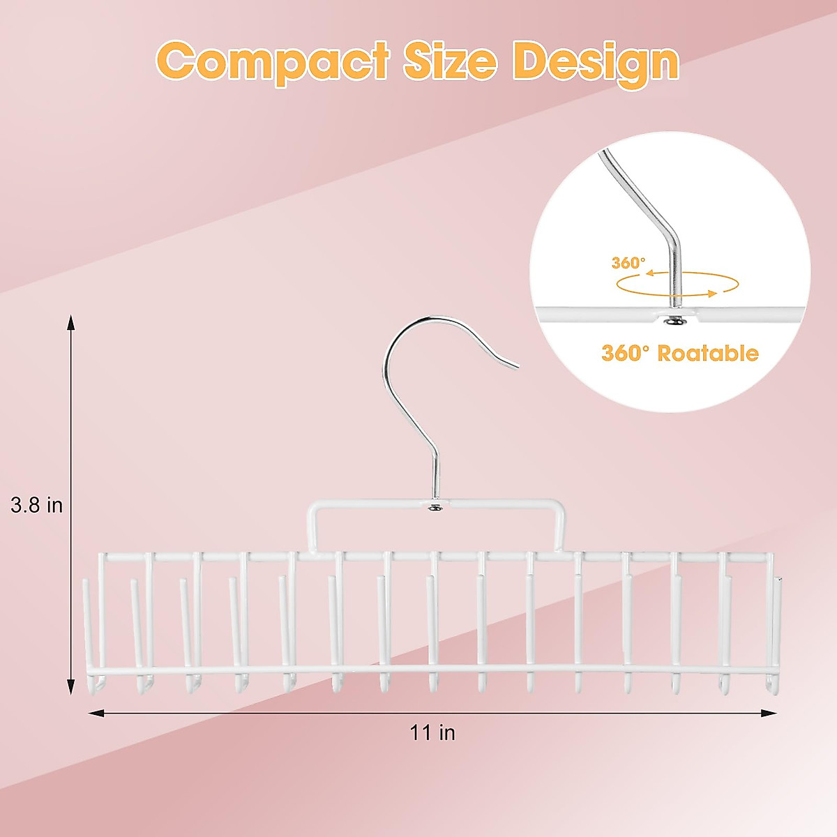 Hair Extension Holder, Hair Hanger Holds Extra Wide Weft, Full Length Weft, Braiding Hair, Hair Rack Holds Multi-Layer Hair for Styling, Washing, Drying, Extension Holder for Barber Shop/Home, White