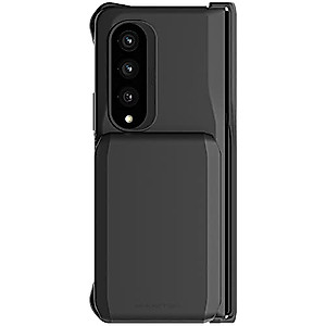 Ghostek EXEC Wallet Case for Galaxy Z Fold 4 - Magnetic Credit Card Holder, Hinge Protection, Wireless Charging, 7.6" Screen (Black)