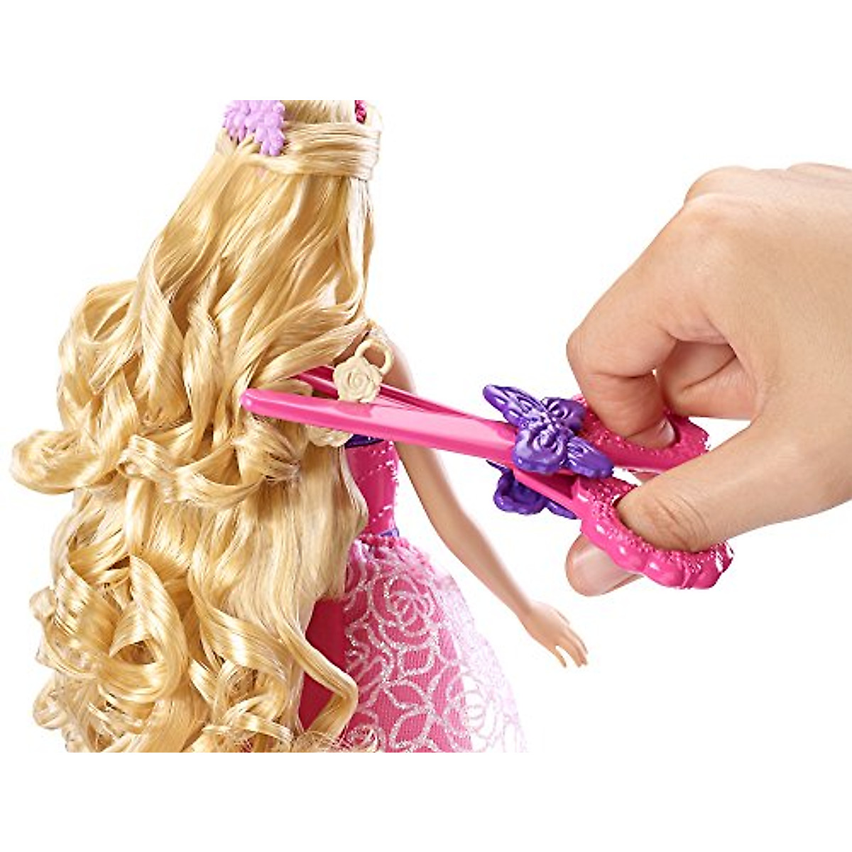 Barbie Endless Hair Kingdom Princess Doll, Pink