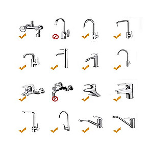 360 Rotate Swivel Water Saving Tap Aerator Diffuser Faucet Nozzle Filter Adapter