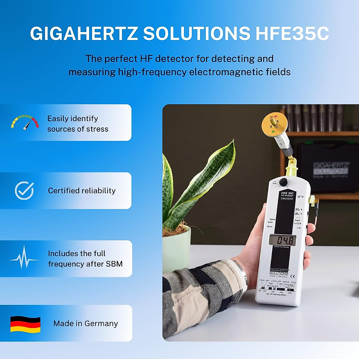 GIGAHERTZ SOLUTIONS HFE35C RF Meter Kit 27MHz - 2.7GHz