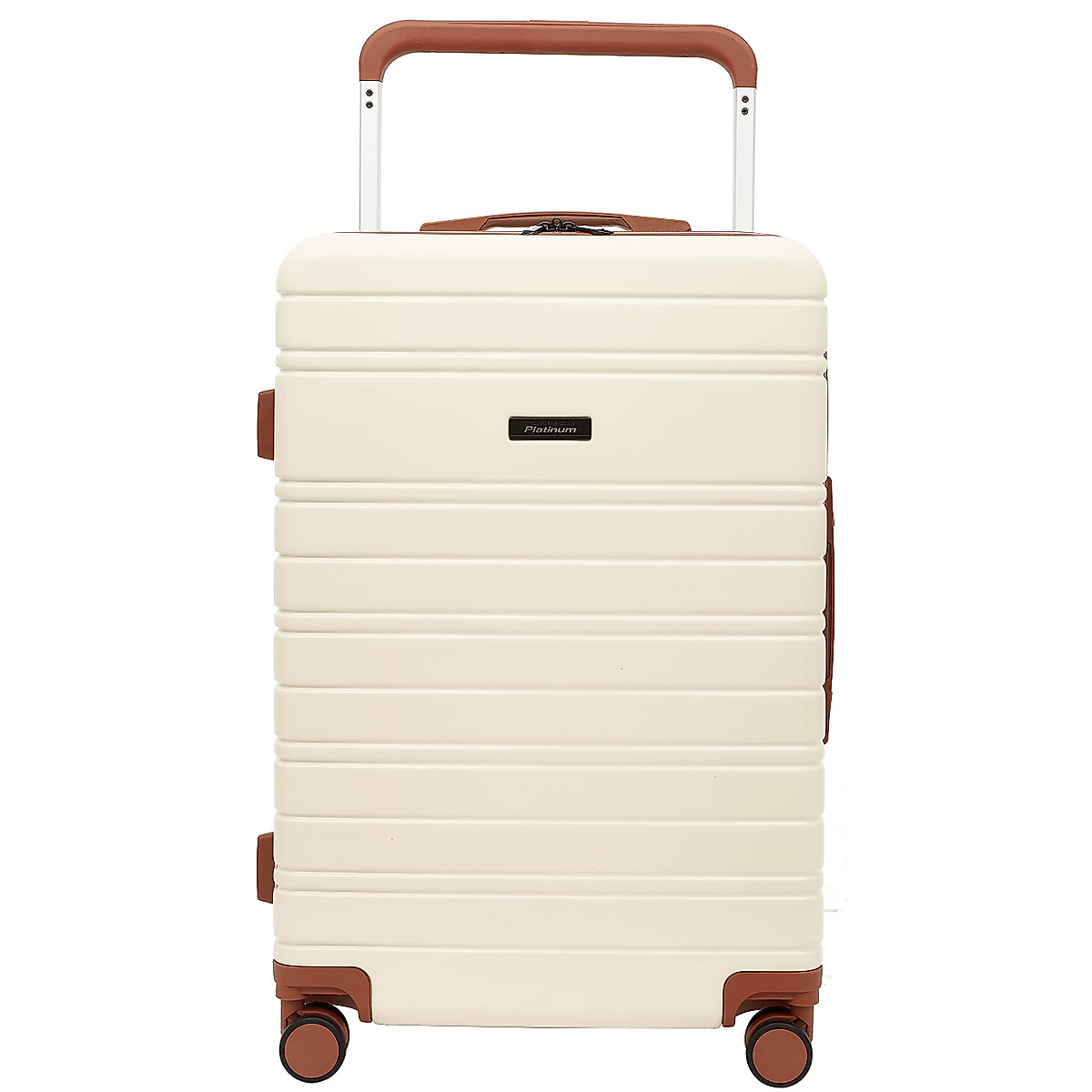 Travelers Club 2PC Navigate Luggage Set, Ivory, 20" Carry-On