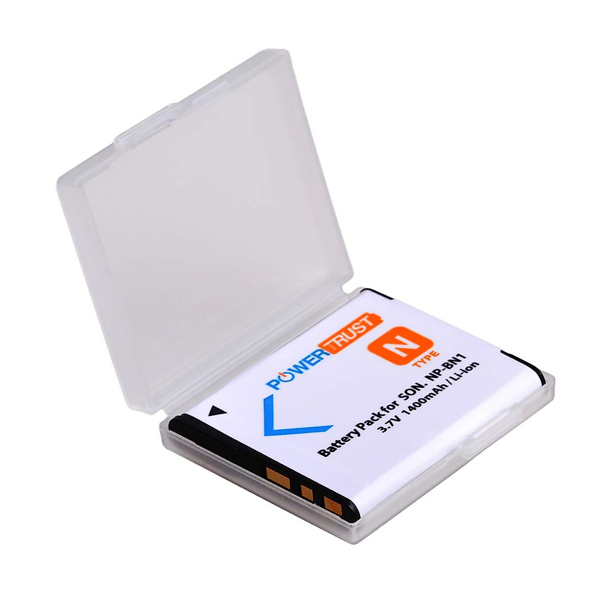 PowerTrust 2-Pack 3.7v NP-BN1 Replacement Battery and LCD USB Charger for Sony NP-BN1 Cyber-shot DSC-QX10 QX100 T99 T110 TF1 TX5 TX7 TX9 TX10 TX20 TX30 TX55 TX66 TX100V TX200V W310 W320 W330 W350 W360