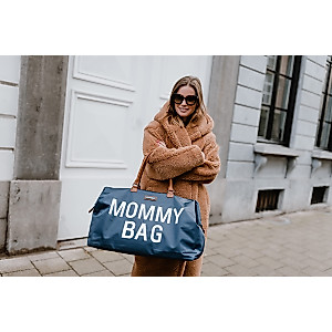 Childhome Navy Large Diaper Bag, Mommy Hospital Bag, Tote for Women, Travel Bag, Baby Bag, Pregnancy Must Haves