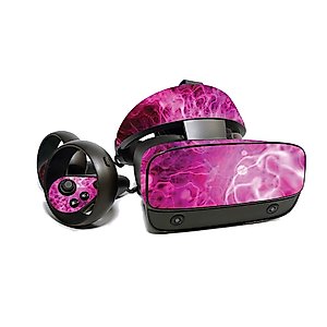 MightySkins Skin for Oculus Rift S - Red Mystic Flames | Protective, Durable, and Unique Vinyl Decal wrap Cover | Easy to Apply, Remove, and Change Styles | Made in The USA