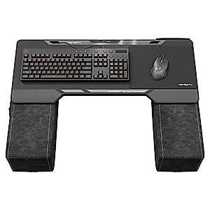 Couchmaster CYCON² Black Edition - Couch Gaming Desk for Mouse & Keyboard (for PC, PS4/5, Xbox One/Series X), Ergonomic lapdesk for Couch & Bed