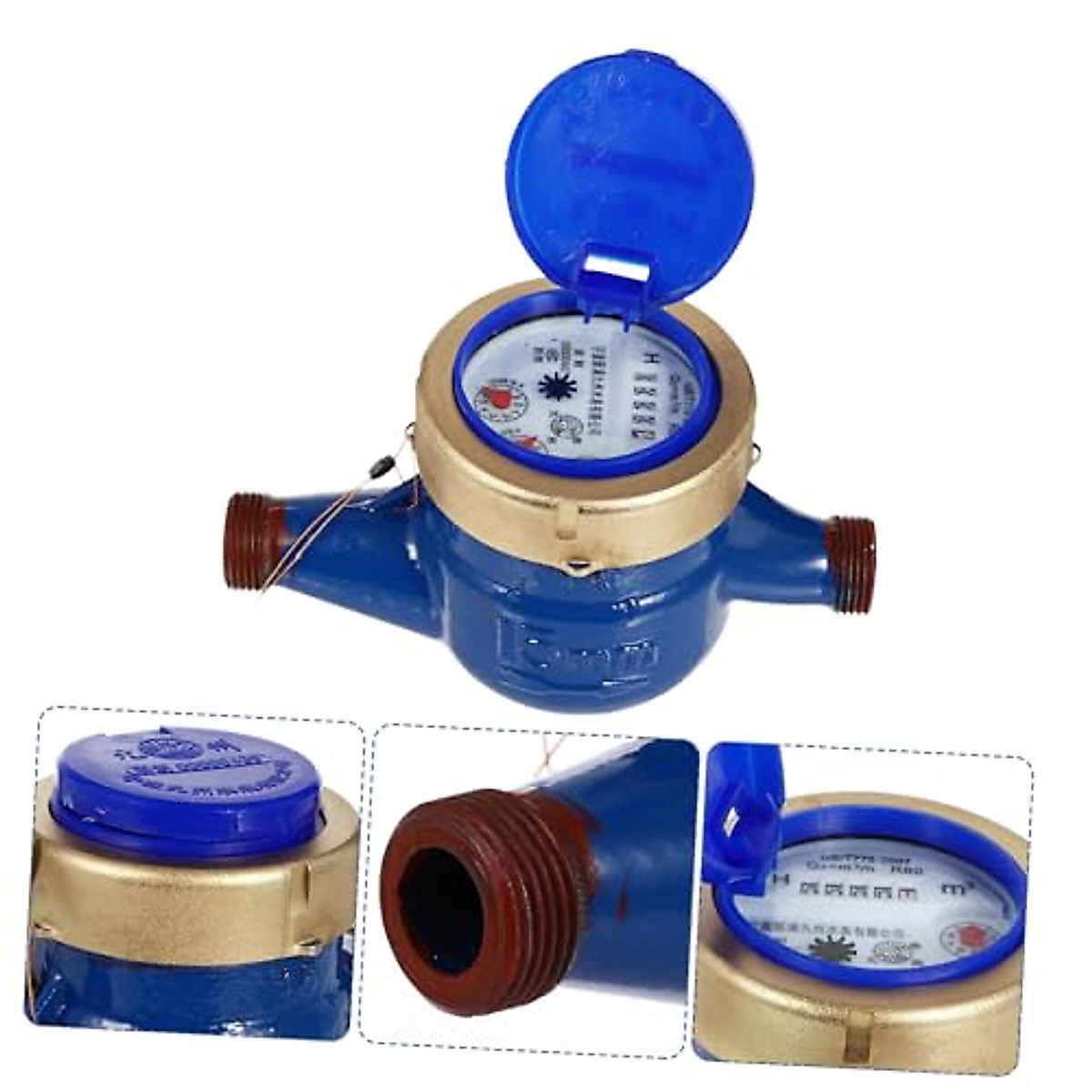 ULTECHNOVO Garden Water Meter Engineering Water Meter Rit Synthetic Water Table Home Use Water Meter Dn15 Horizontal Water Meters Water Flow Meter Water Tablr Water Tabke Water Tablw