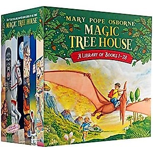 A Library of The Original Collection of Magic Tree House 1-28 Complete Books Set