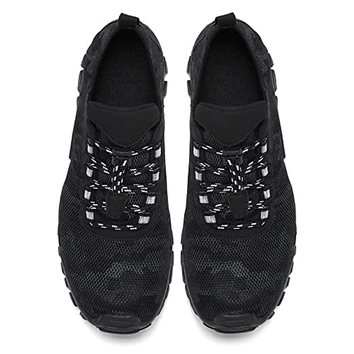 Racqua Mens Womens Hiking Water Shoes Outdoor Sport Climbing Walking Swim Fishing Shoes Quick Dry Breathable Non-Slip Aqua Shoes Black 11.5 W/10.5 M