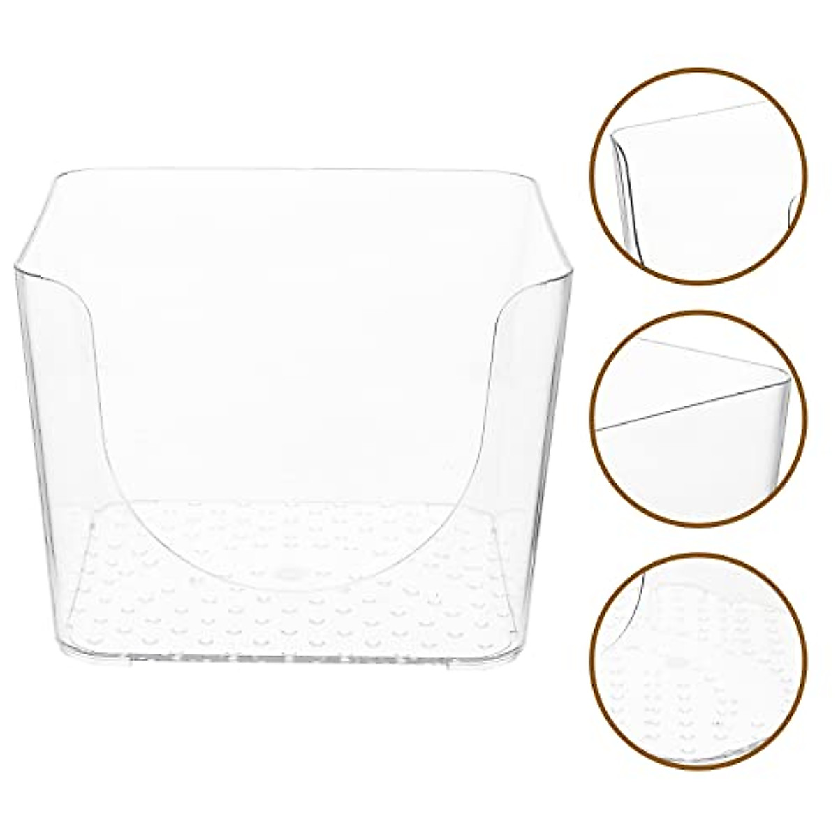 Ipetboom Hedgehog Supplies Hamster Sand Bath Box Acrylic Clear Hamsters Sand Bath Shower Toilet Square Digging Sand Container for Mice Hedgehog Squirrel Gerbils Hamster Accessories