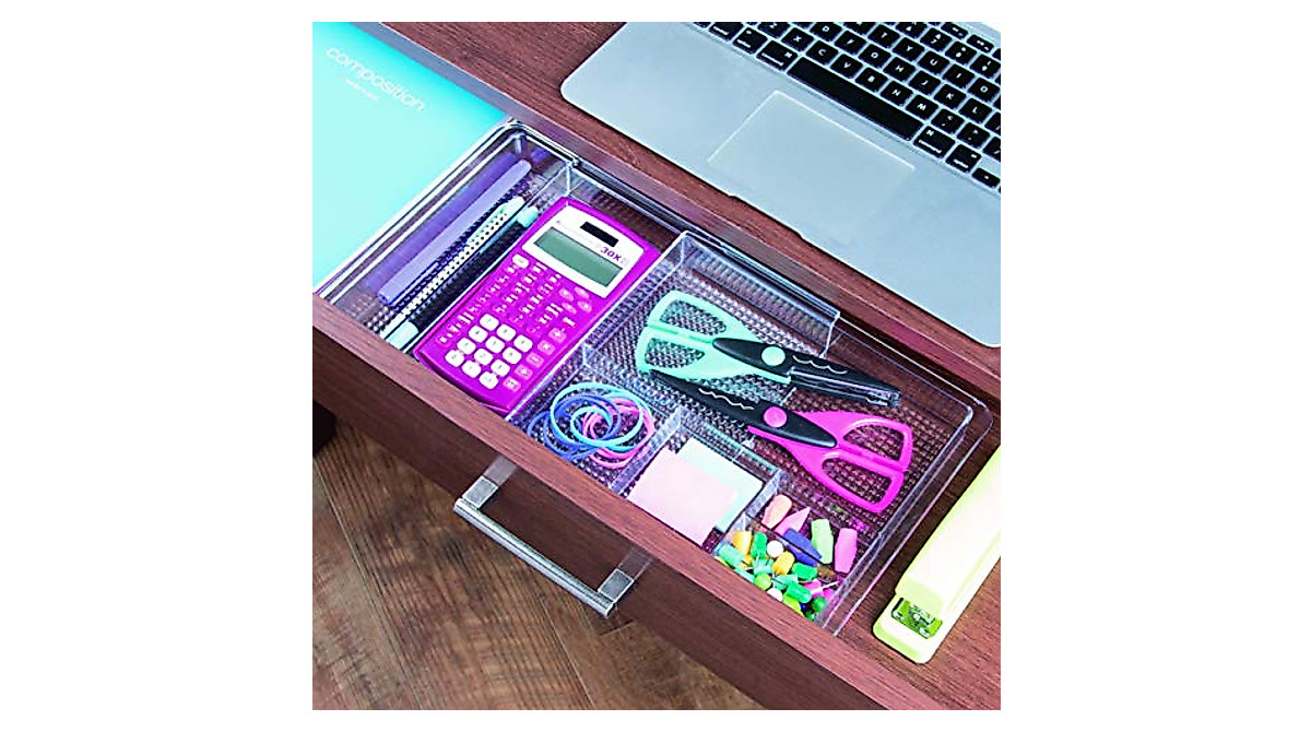 iDesign Expandable Vanity Organizer - Clear Storage Solution