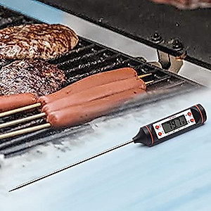 Digital Meat Thermometer Instant Read for Grilling Candy Thermometer BBQ Food Thermometer for Cooking Kitchen Thermometer Long Probe