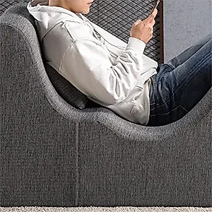 ZINUS Lotus Zero Gravity Chaise Lounger / Foam Recliner for Living Room / Ergonomic Positioning for Better Relaxation / Pillow Included / No Assembly