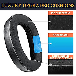 SOULWIT Cooling Gel Earpads Replacement for Sennheiser GSP500, GSP550, GSP600, GSP 670 Gaming Headset, Ear Pads Cushions for EPOS H6 Pro, GSP601, GSP602 Headphones