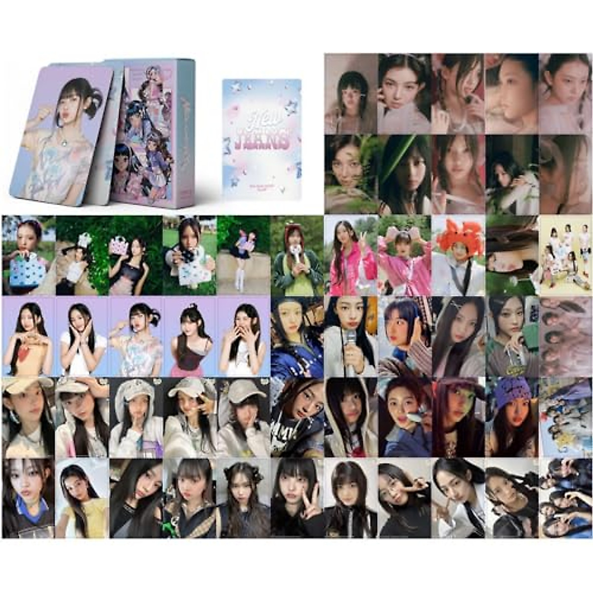 YFAIYJ 6 Boxes/330Pcs NewJeans Photocards KPOP New Jeans Merchandise Lomo Card Set Gift