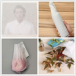 White Tissue Paper 30" X 20" - Large 100 Sheets,Premium White Tissue Ream,Tissue Paper Bulk,Solid Tissue Paper Pack for Birthday Party DIY Gift Wrapping,Crafts Art Decorations,Holiday Festival Baskets