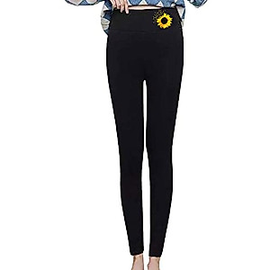 Women's Winter Warm Fleece Joggers Pants Lounge Sweatpant Lightweight Jogger Sweatpants (B-Black,XX-Large)