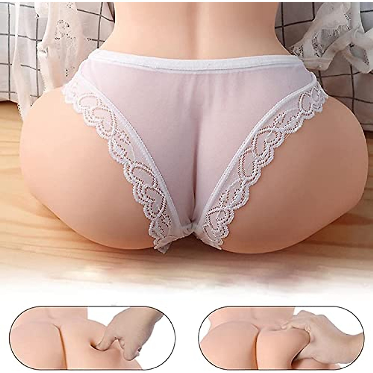 5.5LB Sex Doll Male Masturbator with Realistic Boobs Vagina& Anal, Lifelike Pocket Pussy with Built-in Spine,Adult Toys Love Doll for Men