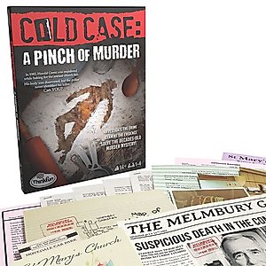 ThinkFun Cold Case: A Pinch of Murder – A Murder Mystery Game in a Box for Ages 14 and Up