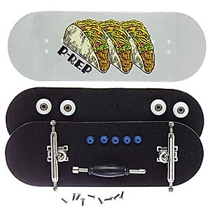 P-REP Tres Taco - Solid Performance Complete Wooden Fingerboard (Chromite, 34mm x 97mm)