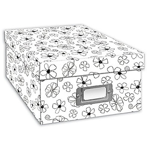 Pioneer B1BW Photo Storage Box, Black & White