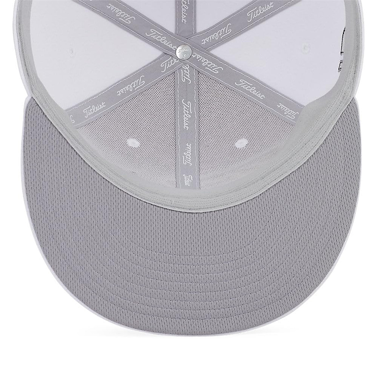 Titleist Tour Elite Flat Bill Golf Hat White/Black One Size Fits Most