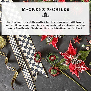 MacKenzie-Childs 3-Inch Courtly Velvet Ribbon, Gift-Wrapping and Christmas-Tree Ribbon, Christmas Decorations, 30' Long