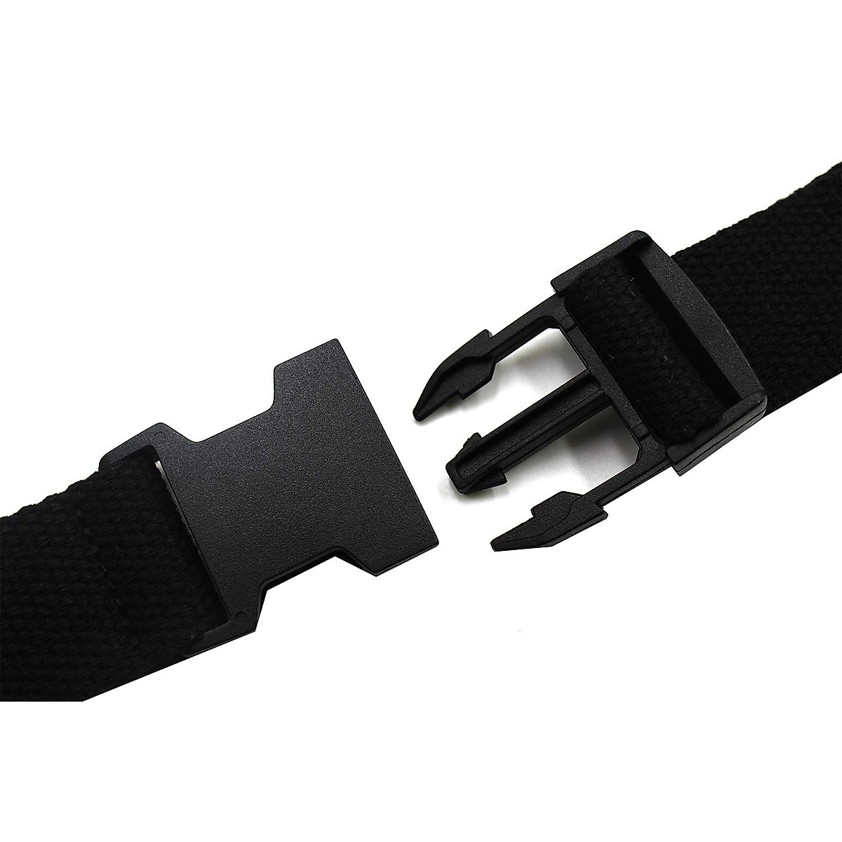 AIBEARTY Canvas Web Buckle Belt Adjustable Buckle Long Waistband for Women Men Teens