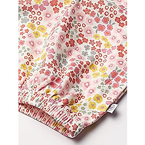 HonestBaby unisex baby 2-pack Organic Cotton Sleeper Nightgown, Meadow Floral Pink Blush, 0-6 Months US