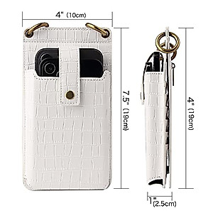 SINGBO Small Crossbody Cell Phone Purse for Women Lightweight Shoulder Bag with Credit Card Slots