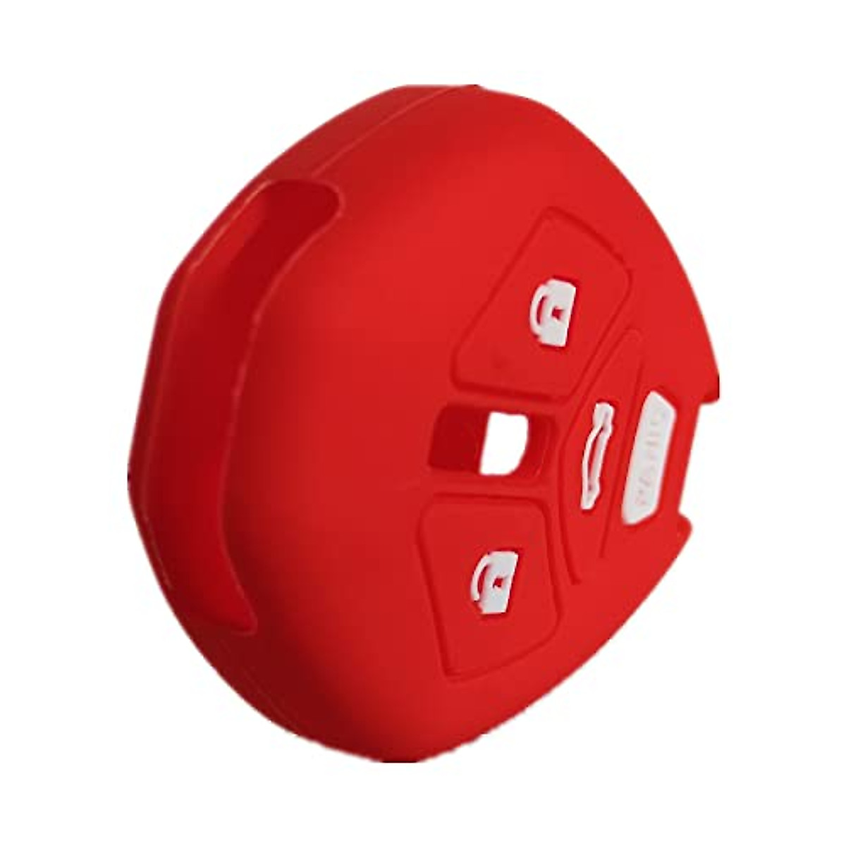 Smart Key Fob Cover Case Protector Keyless Remote Holder for Mitsubishi Eclipse Endeavor Galant Lancer Outlander 3 Buttons Red