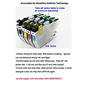 LC3011 LC3013 XL Empty refillable Ink Cartridge Compatible for Brother MFC-J491DW MFC-J497DW MFC-J690DW MFC-J895DW J497DW J491DW J690DW J895DW