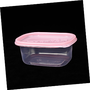 BUTIFULSIC 12 Pcs Disposable Rectangular Plastic Lunch Boxes with Lids Sealed Food Containers for Meal Prep Fruits and Cakes Multi Color Green