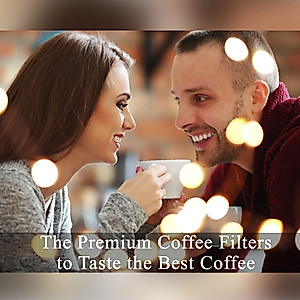 Coffee Filters 8-12 Cup, Basket Coffee Filter, Paper Coffee Filters (300/Pack)