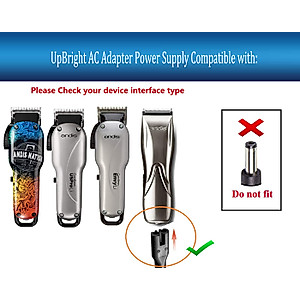 UpBright 4.5V AC/DC Adapter Compatible with Andis 73102 Envy Li US Pro LCL 73000 73105 73106 73005 73010 73045 73060 73095 77511 Supra Li 5 LCL-2 73500 73035 Clipper Trimmer SPA045120DU Power Charger