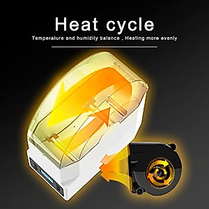 3D Printer Filament Dryer, Wear Resistance Anti Scalding Real Time Monitoring Filament Dryer 100‑240V Safe for Consumables(US Plug)