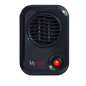 Lasko MyHeat Personal Mini Space Heater for Home with Single Speed, 6 Inches, Black, 200W, 100