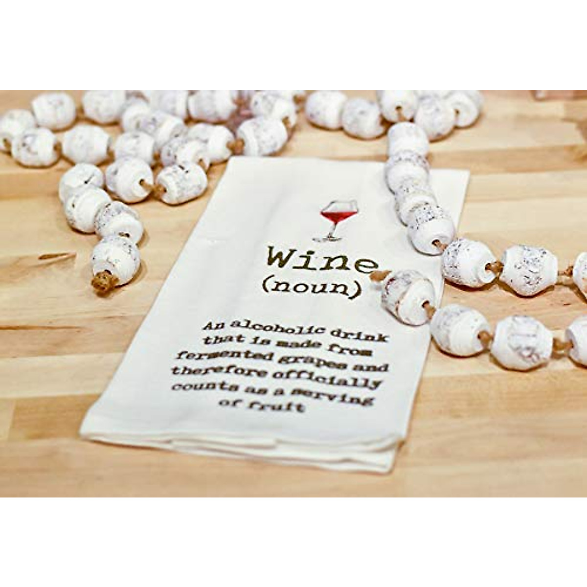 Mud Pie Wine Hand Dish Towel, Wine Definition