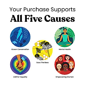 MamaP Bamboo Toothbrush Set for Adults, Medium Nylon Bristles, Family Toothbrush Multipack, Eco-Friendly 100% Natural, Recyclable & Compostable, Multicolor Handle, 5-Pack