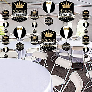 Big Dot of Happiness Prom - Prom Night Party DIY Dangler Backdrop - Hanging Vertical Decorations - 30 Pieces