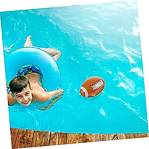 CLISPEED 3 Sets Inflatable Beach Ball Giant Inflatable Ball Summer Decorations for Outside Beach Toy Inflatable Water Balls Football Toys for Kids Inflatable Rugby Toys Ball Toy for Kids