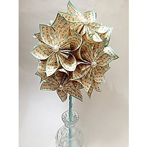 A Dozen "I Love You's" - 12 paper flowers, custom gift, 1st anniversary, gifts for her,bouquet, origami, red rose, made to order